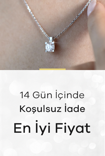 Tektaş Pırlanta Kolyelerde Net %40 İndirim! / D Diamond